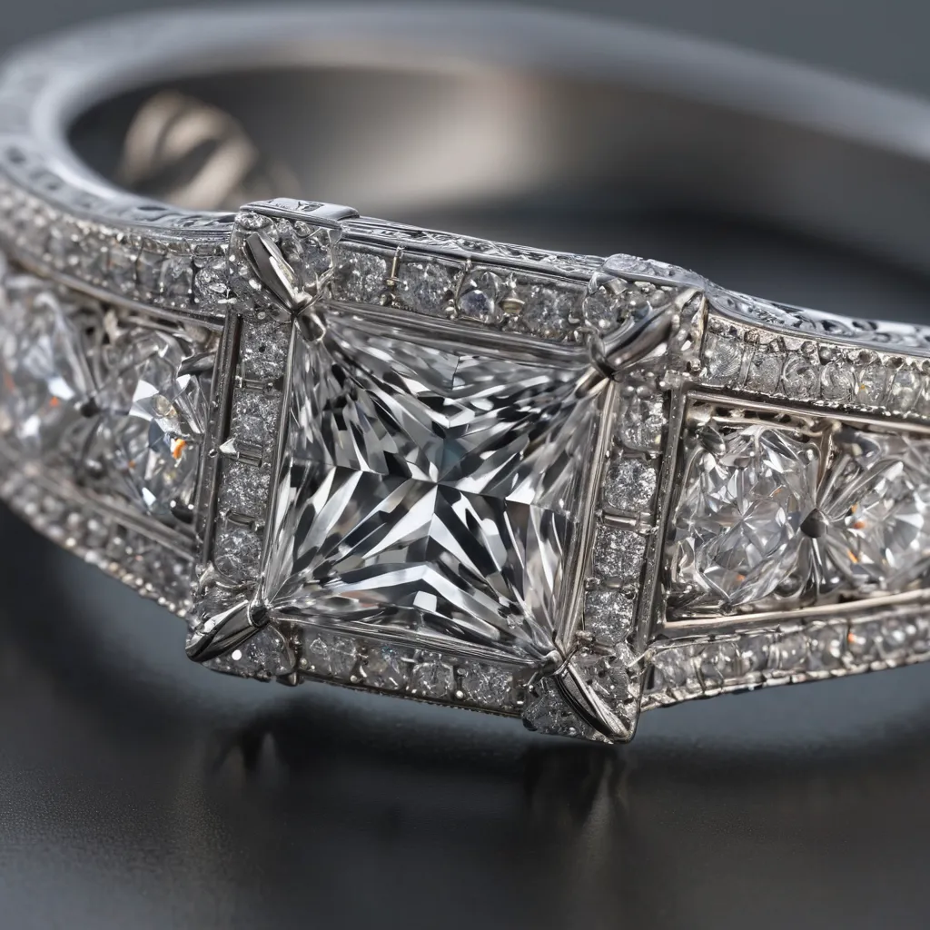 Exploring Princess Cut Pave Diamond Engagement Rings