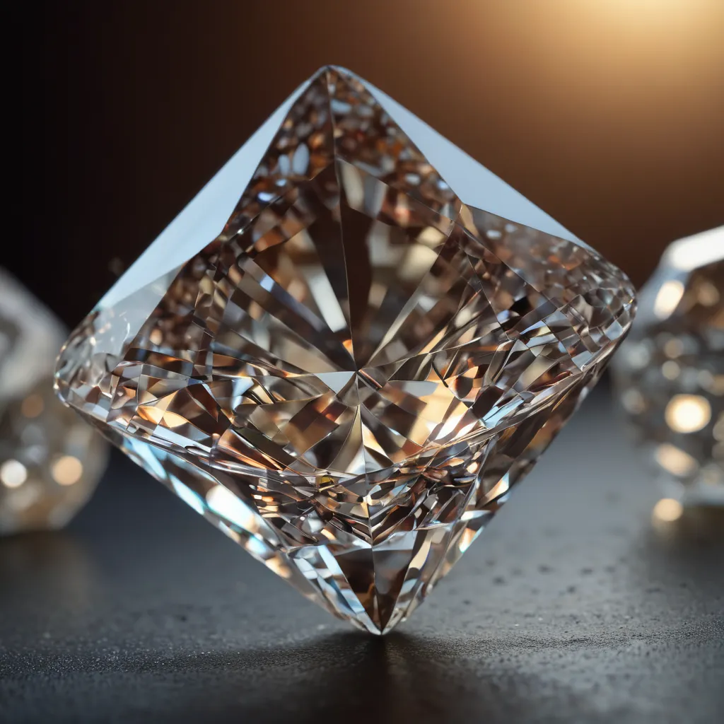 Exploring the Intricacies of Raw Synthetic Diamonds