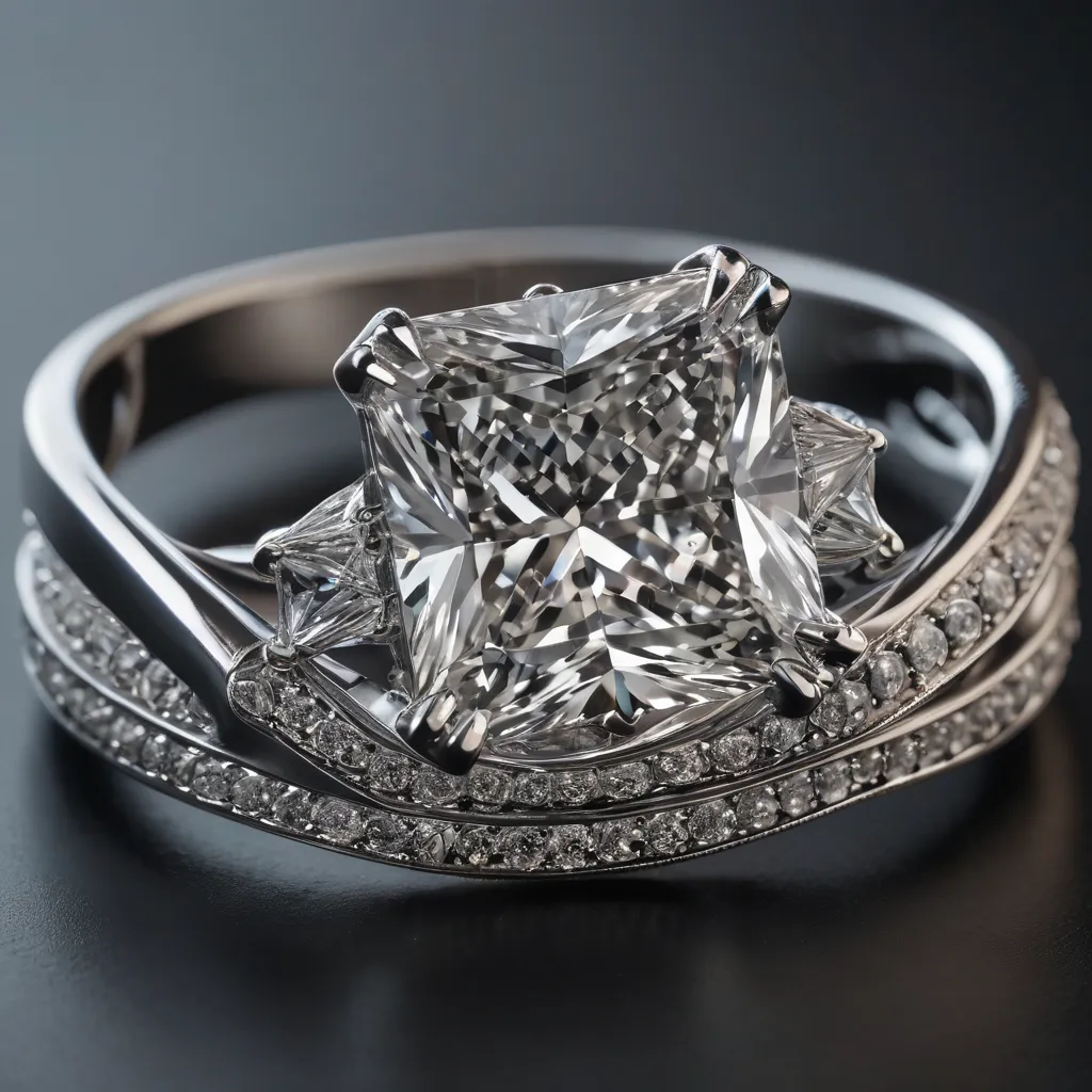 The Allure of Princess Shape Diamond Rings
