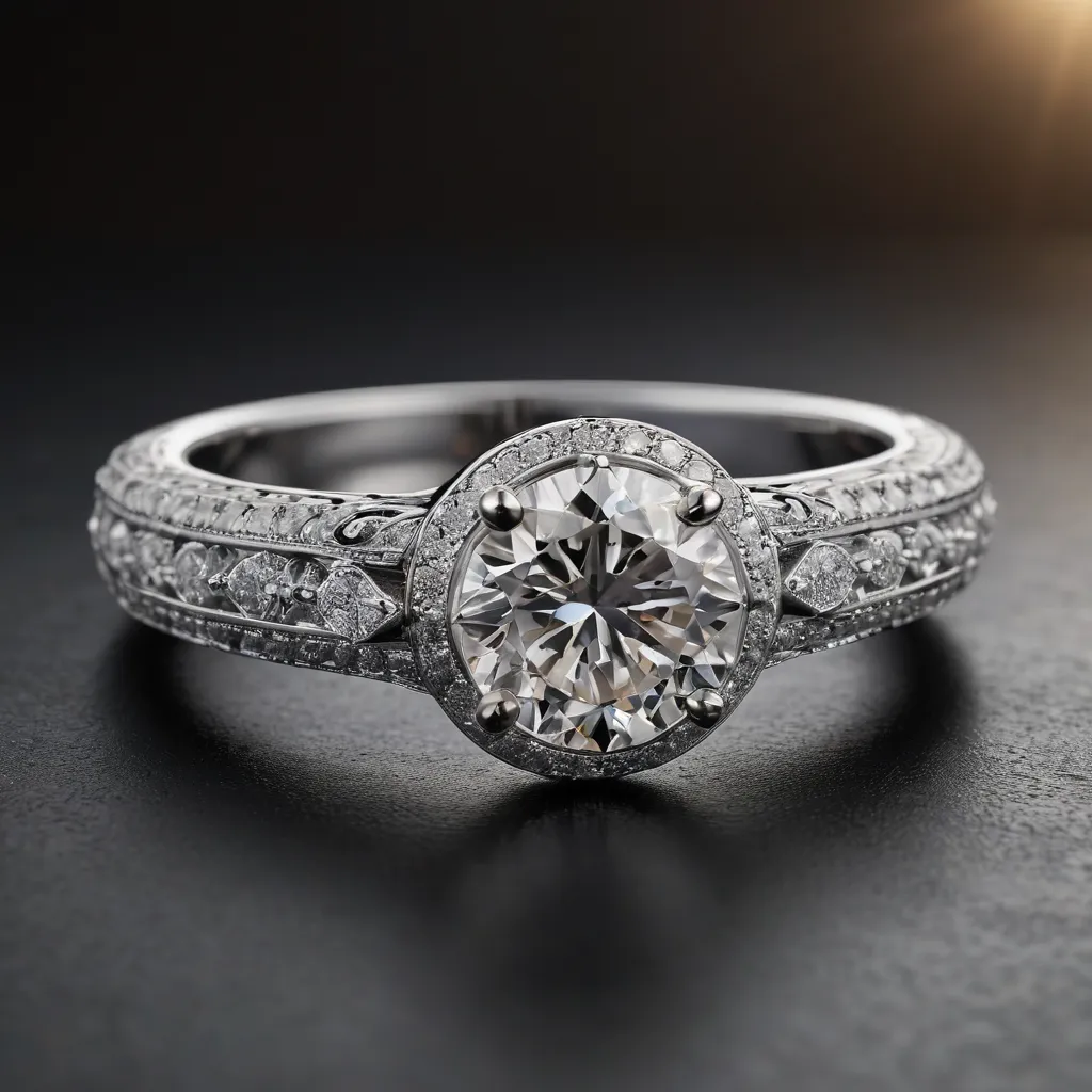 Exploring the Allure of Round Pave Engagement Rings