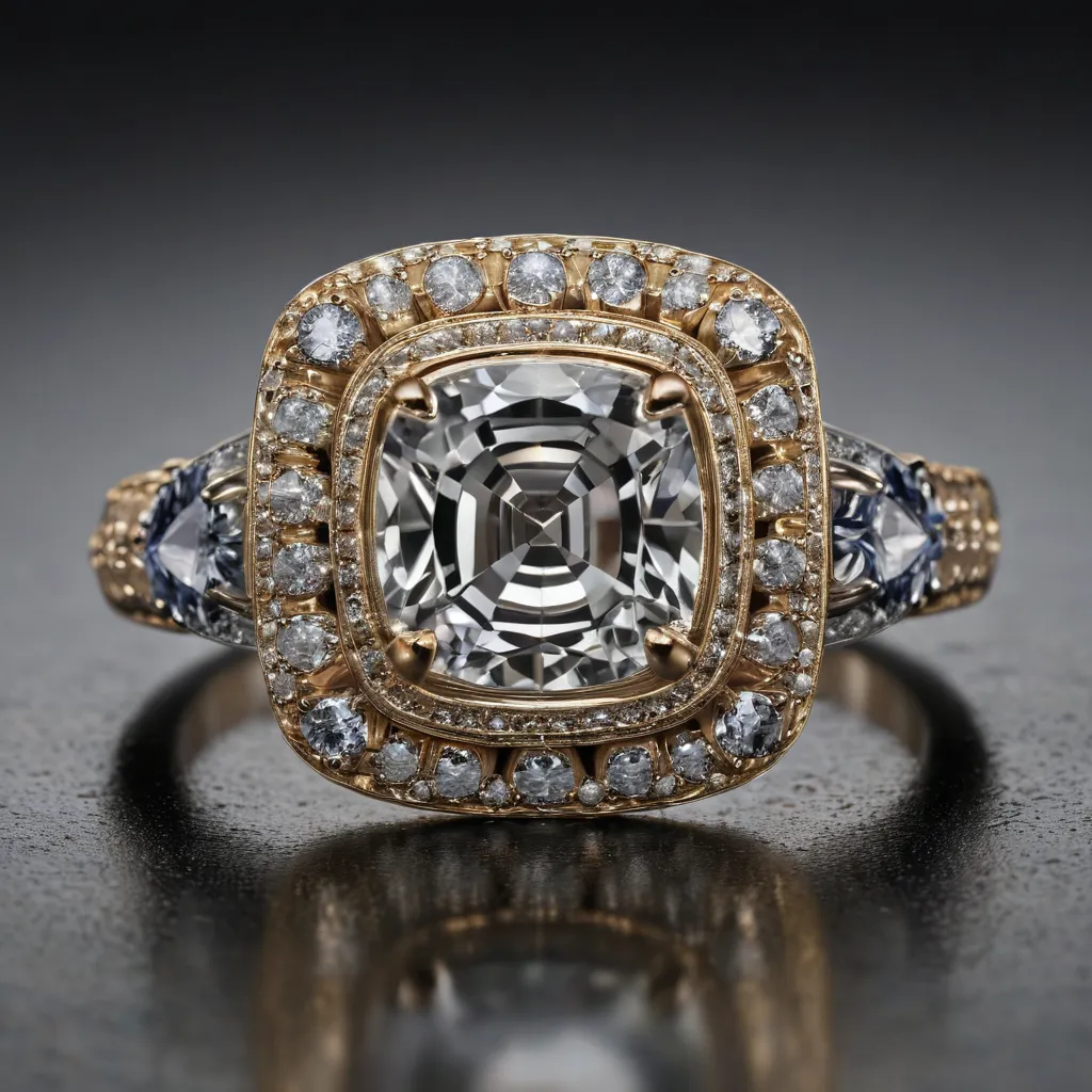Exploring the Allure of Four Carat Halo Engagement Rings