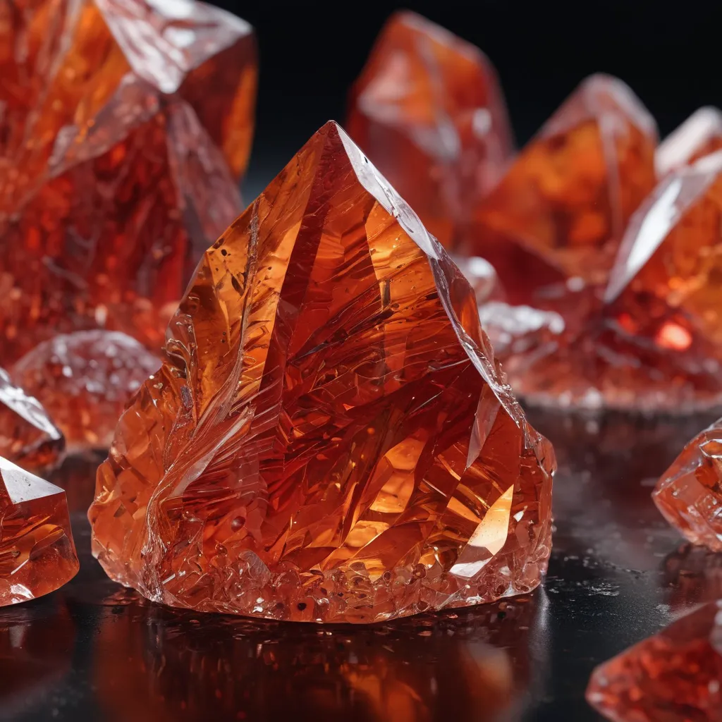 Exploring the Depths of Red Orange Crystals