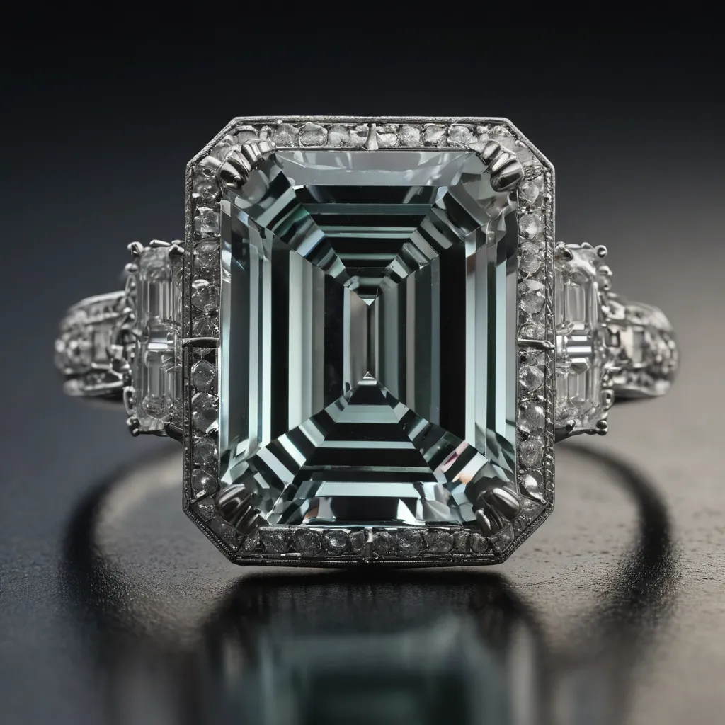 The Allure of Large Emerald Cut Diamond Rings