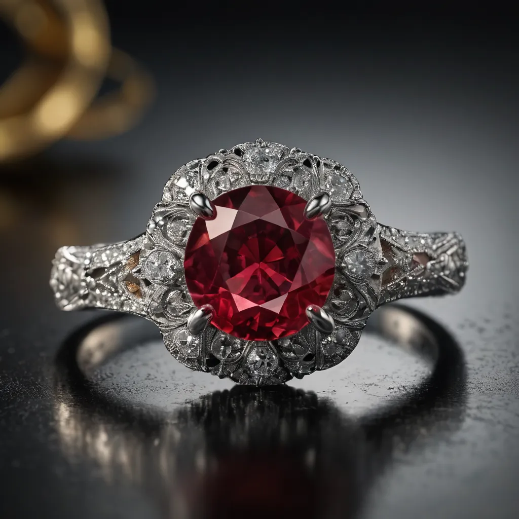 The Charm of a 2 Carat Ruby Solitaire Ring